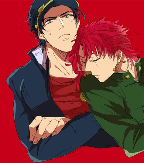 Kujo Jotaro And Kakyoin Noriaki Jojo No Kimyou Na Bouken Drawn By