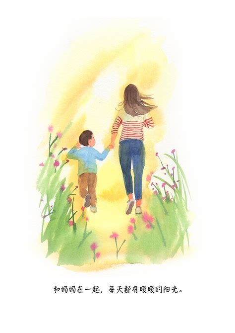 原创母亲节绘本《我的妈妈》林田lisa 站酷zcool