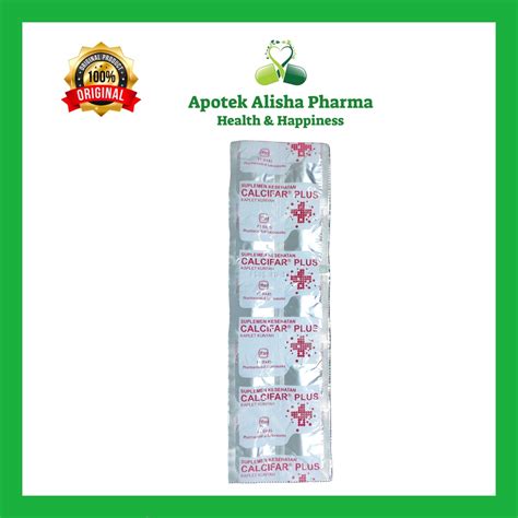 Jual Calcifar Plus Tablet Ifars Calsifar Plus Kalsium Ibu Hamil