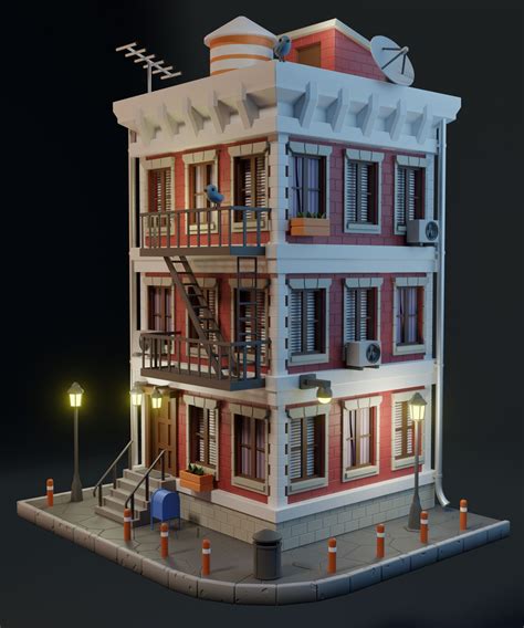Modernist Apartment Building Model By Pavel Romanov Inspiration Pour