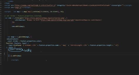 styling js lines polygons exported from qgis using exported attribute