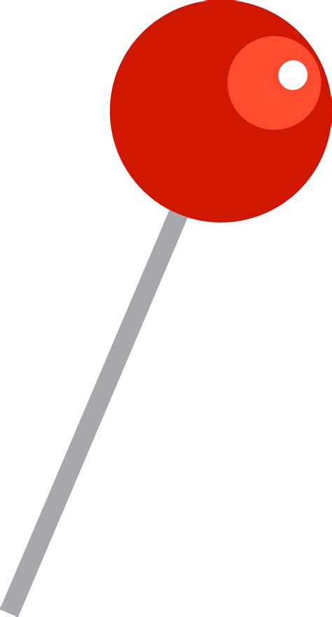 Round Red Candy With A Stick Called Lollipop Vector Color Drawing Or Illustration 35400731