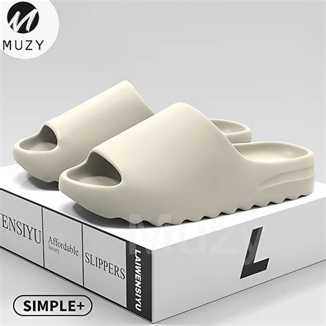 Jual Muzy Sendal Slop Sendal Selop Wanita Pria Sendal Karet Empuk Anti