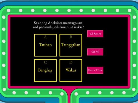 Quiz 1 Gameshow Quiz