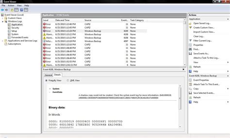 Backup Failed Error Code 0x81000019 Vista Forums