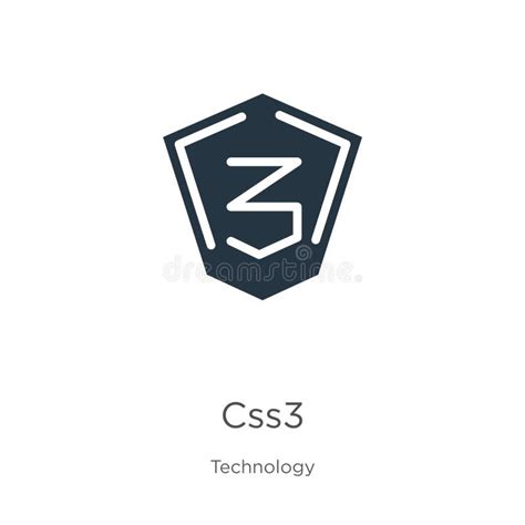 Css3 White 3d Write At Red Wall 3d Rendering Stock Illustration