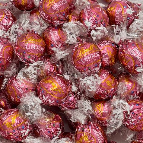 Lindt Lindor Birthday Cake White Chocolate Truffles Bulk Value Pack Candy In Bulk