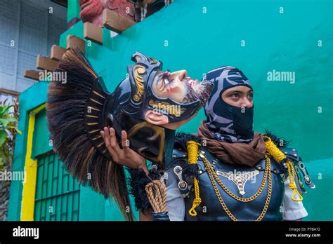 Participant In The Moriones Festival In Boac Marinduque Island The