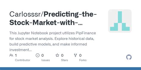 GitHub Carlosssr Predicting The Stock Market With Machine Learning And Python This Jupyter