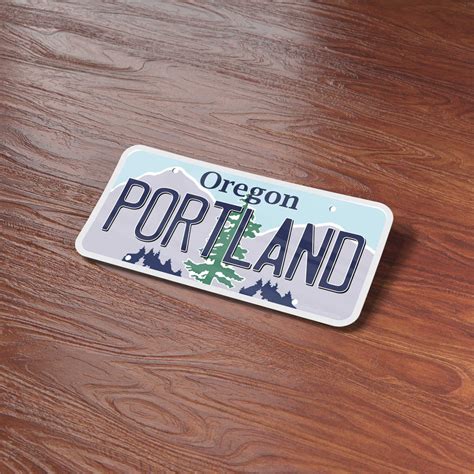 Portland Or Sticker Pdx Oregon License Plate Decal Sentinel Supply