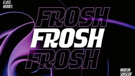 Frosh Font › Fontesk