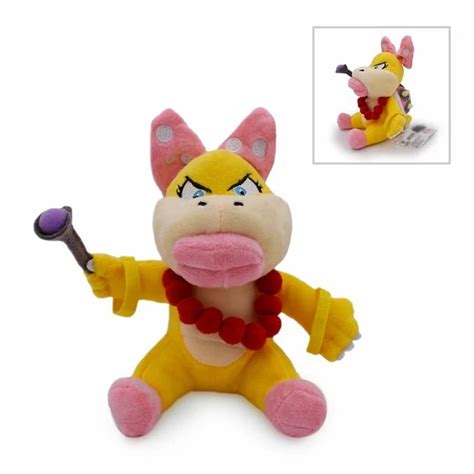 Super Mario Wendy Koopa Koopaling Girl Plush Soft Stuffed Toy Doll Xmas