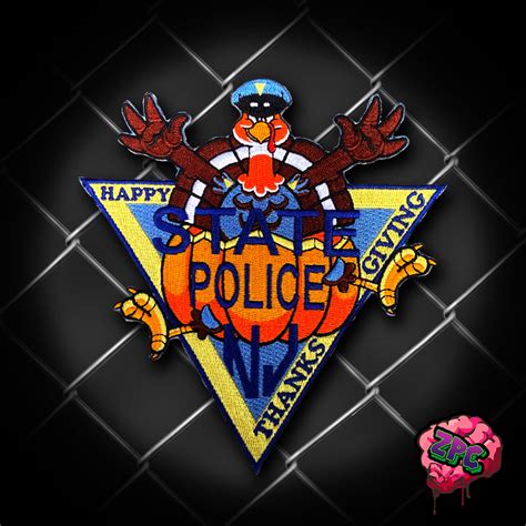 Thanksgiving Njsp New Jersey State Police 2024 Holiday Patch Troop
