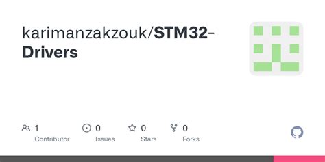 Github Karimanzakzouk Stm Drivers