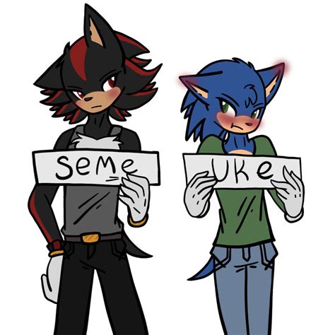 Sonadow Seme And Uke By Purpledreamingirl On Deviantart