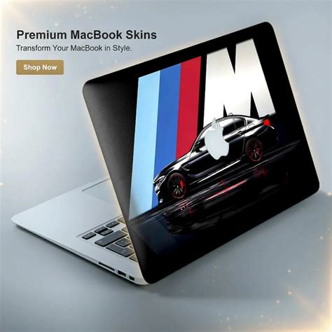 Bmw M Performance Black Laptop Skin For Macbook Buy Online Now