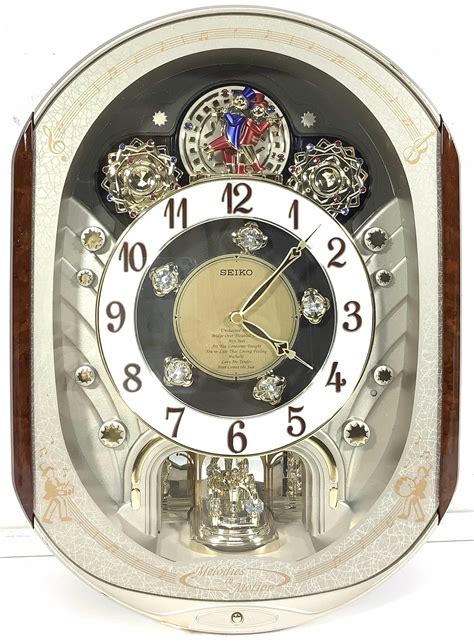 Lot Seiko Melodies In Motion Musical Wall Clock