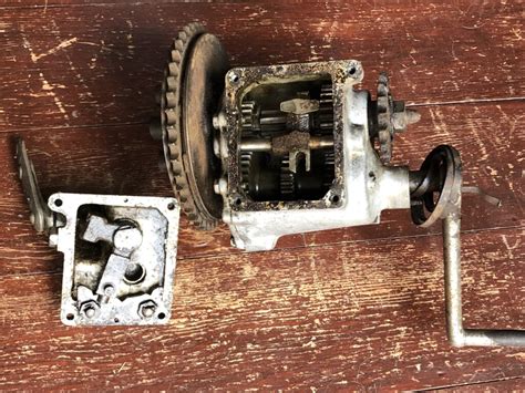 Vintage Triumph Model W Ws Gearbox Flat Tank Motorcycles