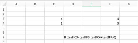 Excel Adding The Value Of Two Cells If Two Other Cells Have The Same Value Stack Overflow