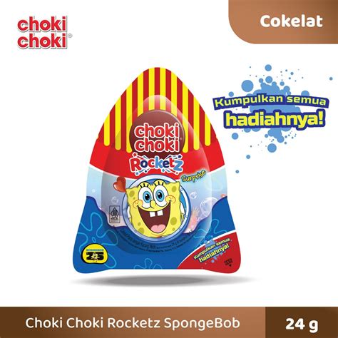 Choki Choki Rocketz Spongebob Edition 24gram Shopee Malaysia