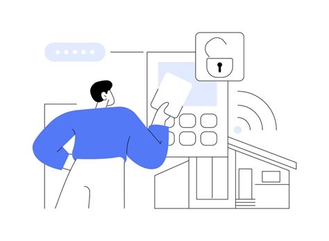 Premium Vector Access Control System Abstract Concept Vector Illustration