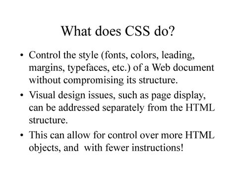 Cascading Style Sheets Ppt Download