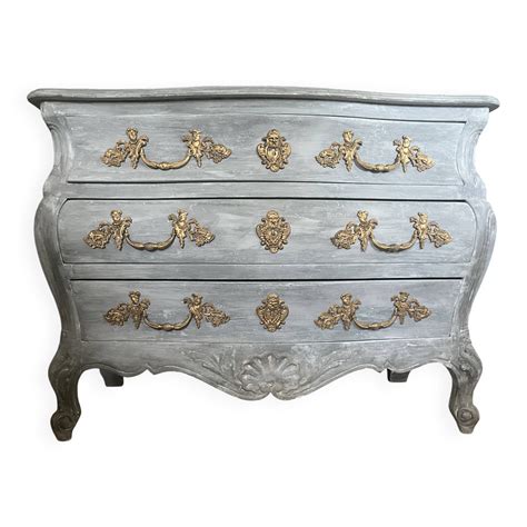 Commode Galbée Style Louis Xv Selency