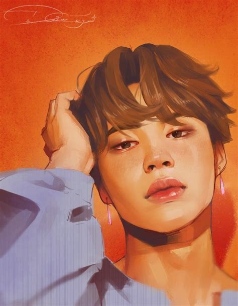 Tweet Twitter Jimin Fanart Fan Art Bts Drawings