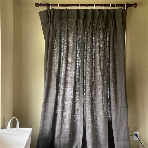 Restoration Hardware Accents Restoration Hardware Brown Lined Linen
