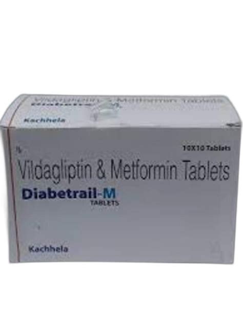 Vidagliptin Metformin Diabetrail M Tablets At Rs 95stripe