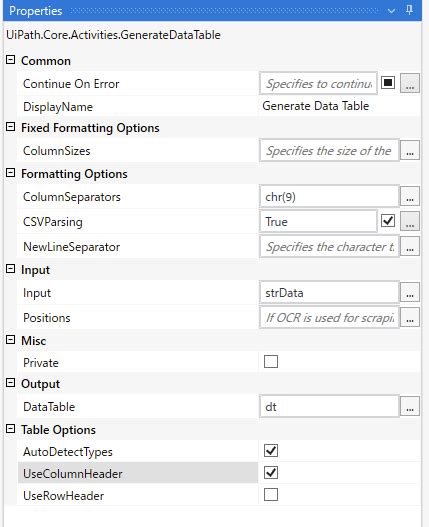 Bug Report Generate Data Table From Text Using Tab Delimited Txt Files