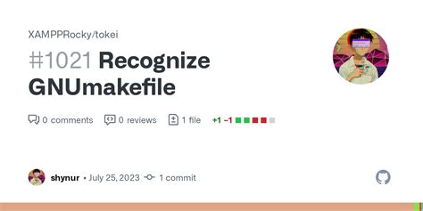 Recognize Gnumakefile By Shynur · Pull Request 1021 · Xampprockytokei