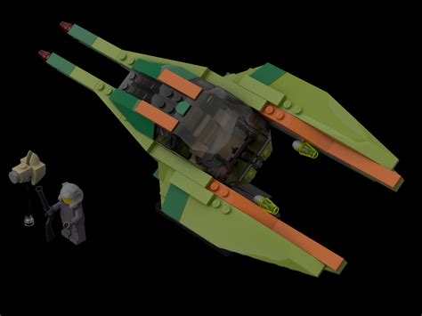 Lego Moc Zam Wesells Speeder By Lswfiend Rebrickable Build With Lego
