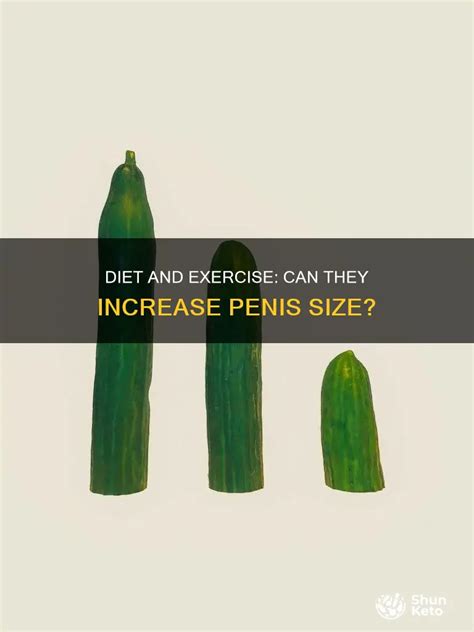 Diet And Exercise Can They Increase Penis Size Shunketo
