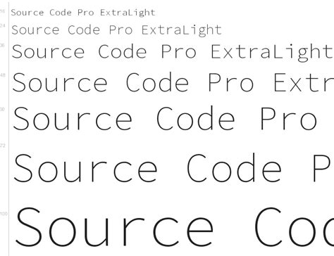 Free Font Source Code Pro By Adobe