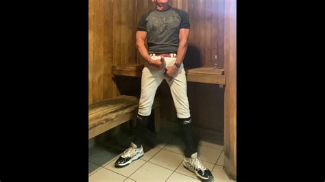 Jacked Up Baseball Player Dilf Jockdad87 Edges In The Sauna Gay