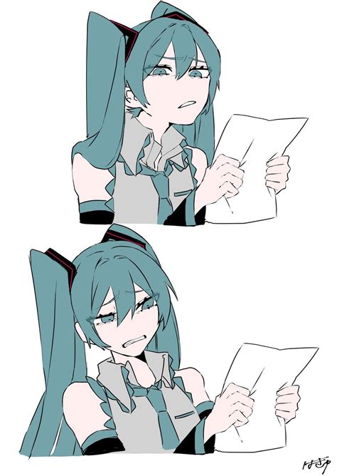 What Is Miku Looking At Rhatsune
