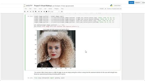 Virtual Makeup With Opencv Youtube