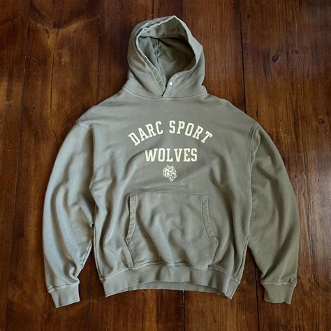 Darc Sport Hoodie Very Light Markings Left Of Wolf Head Depop