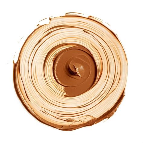 Makeup Foundation Texture As Circle Shape Design Beauty Product And