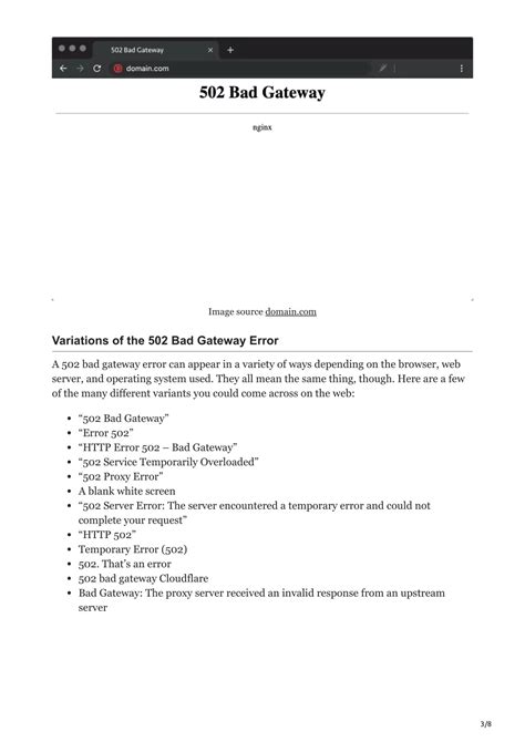 PPT How To Fix A Bad Gateway Error On Your WordPress Site PowerPoint Presentation ID