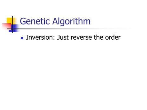 PPT Ch Machine Learning Genetic Algorithm PowerPoint Presentation ID