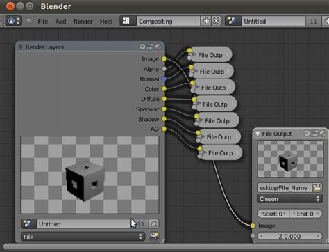 How To Render Multiple Passes To Multilayer File For Ps Import Or