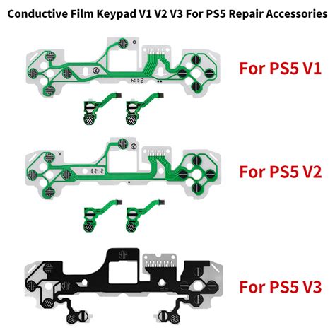 Original For Playstation 5 V1 V2 V3 Controller Conductive Film Flex Cable Circuit Board For Ps5