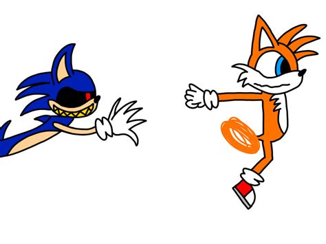 Sonic Exe Chasing Tails By Smertdoesart On Deviantart