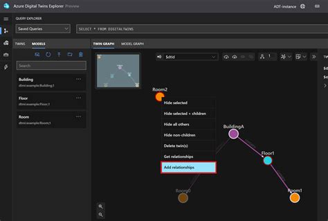 quickstart get started with azure digital twins explorer azure