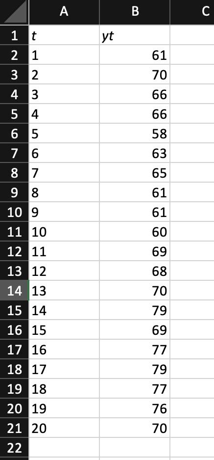 Solved The Accompanying Data File Contains 20 Observations