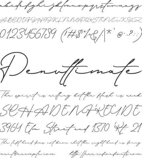 Signature Collection Font Download Free For Desktop And Webfont