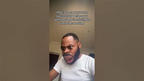 Why Is It Not Running Abeg 🤭😅 Foryou Funny Computerscientist Youtube