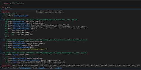 Getting Error When Importing Qiskitalgorithms In Latest Qiskit Version